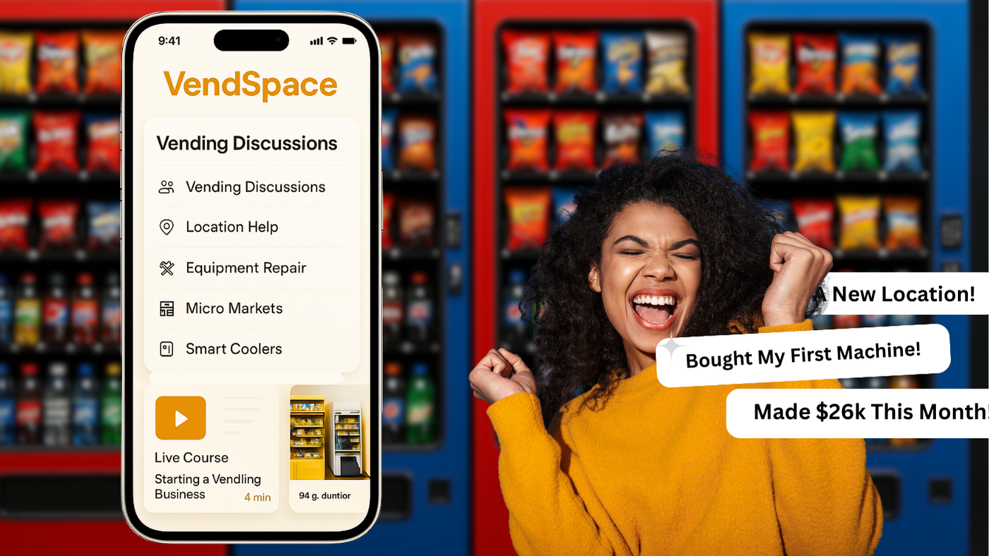 The Vend Space | Complete Vending Business Platform & Community